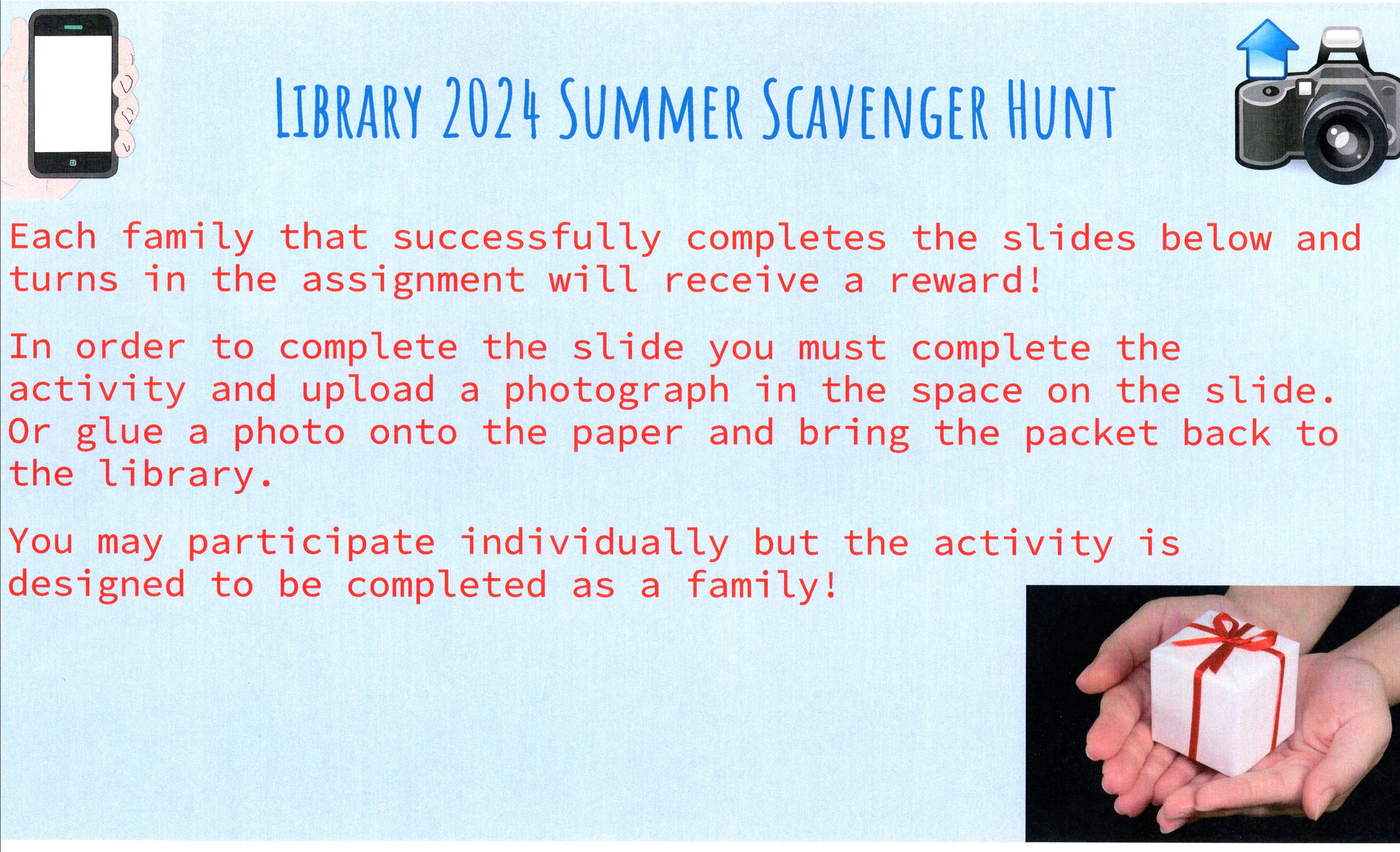 2024 Library Summer Scavenger Hunt – Wells Village Library